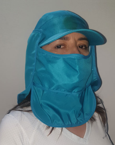 Visera de ajuste multiusos (4 piezas) - Azul. Disponible en México ...